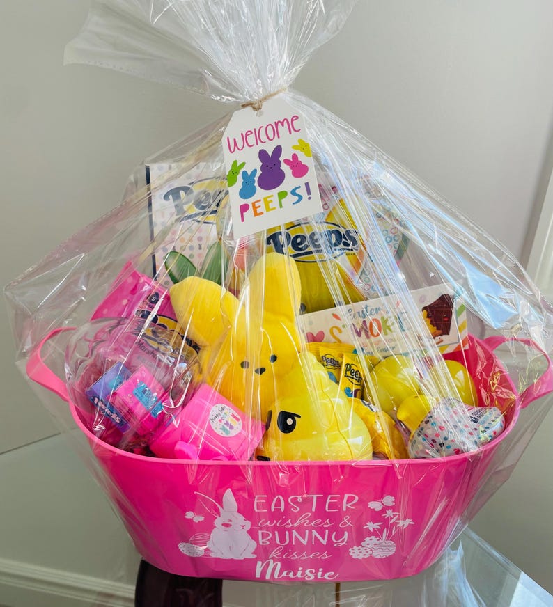 Peeps Easter Basket, Peeps Easter Gift, Peeps Gift Set - Etsy