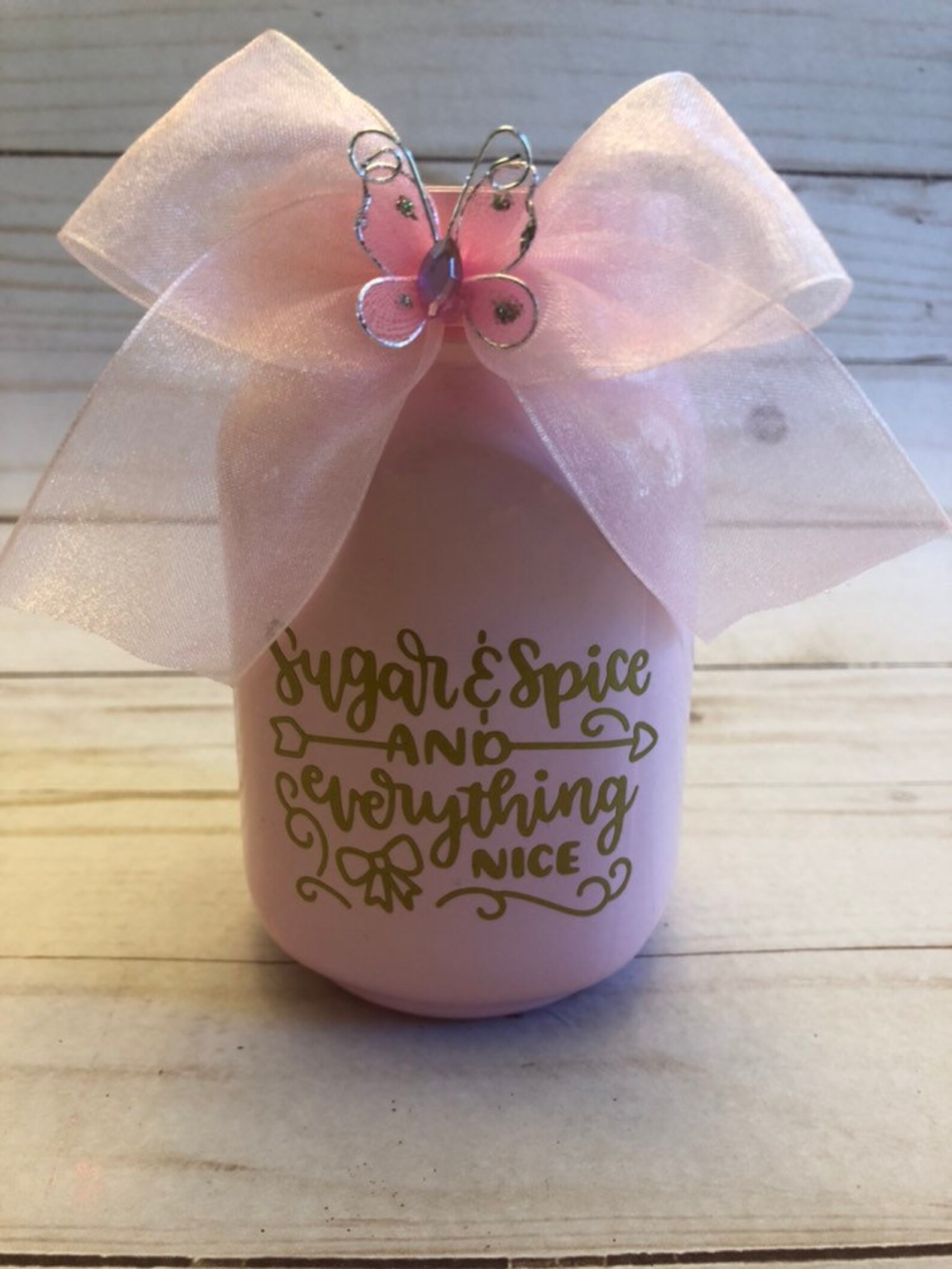 Baby Shower Centerpiece Sugar and Spice Centerpiece Pink & - Etsy