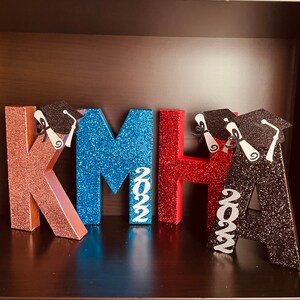 Graduation Letters Graduation Numbers Graduation Name - Etsy