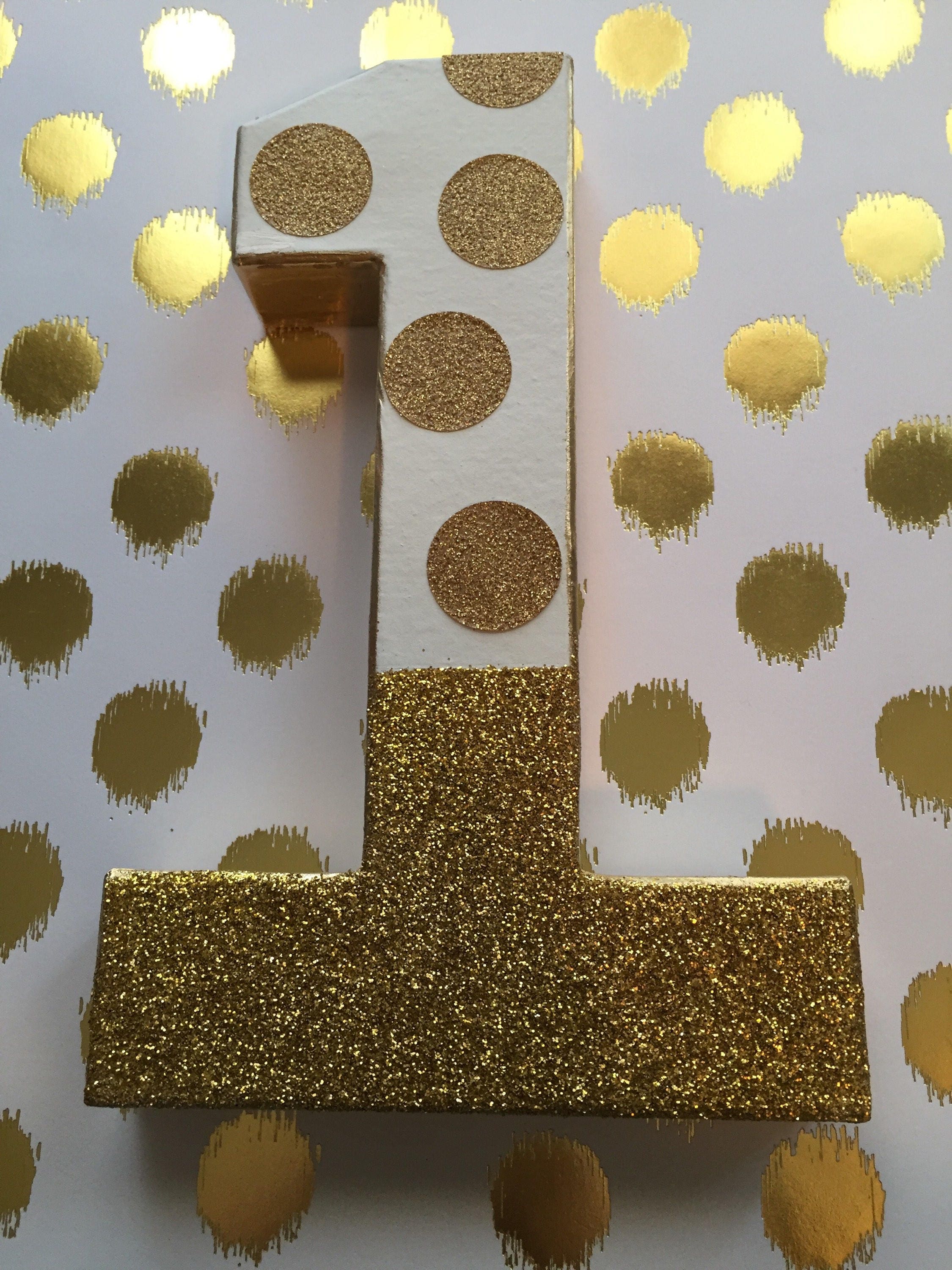 First Birthday First Birthday decorations Pink & Gold First | Etsy