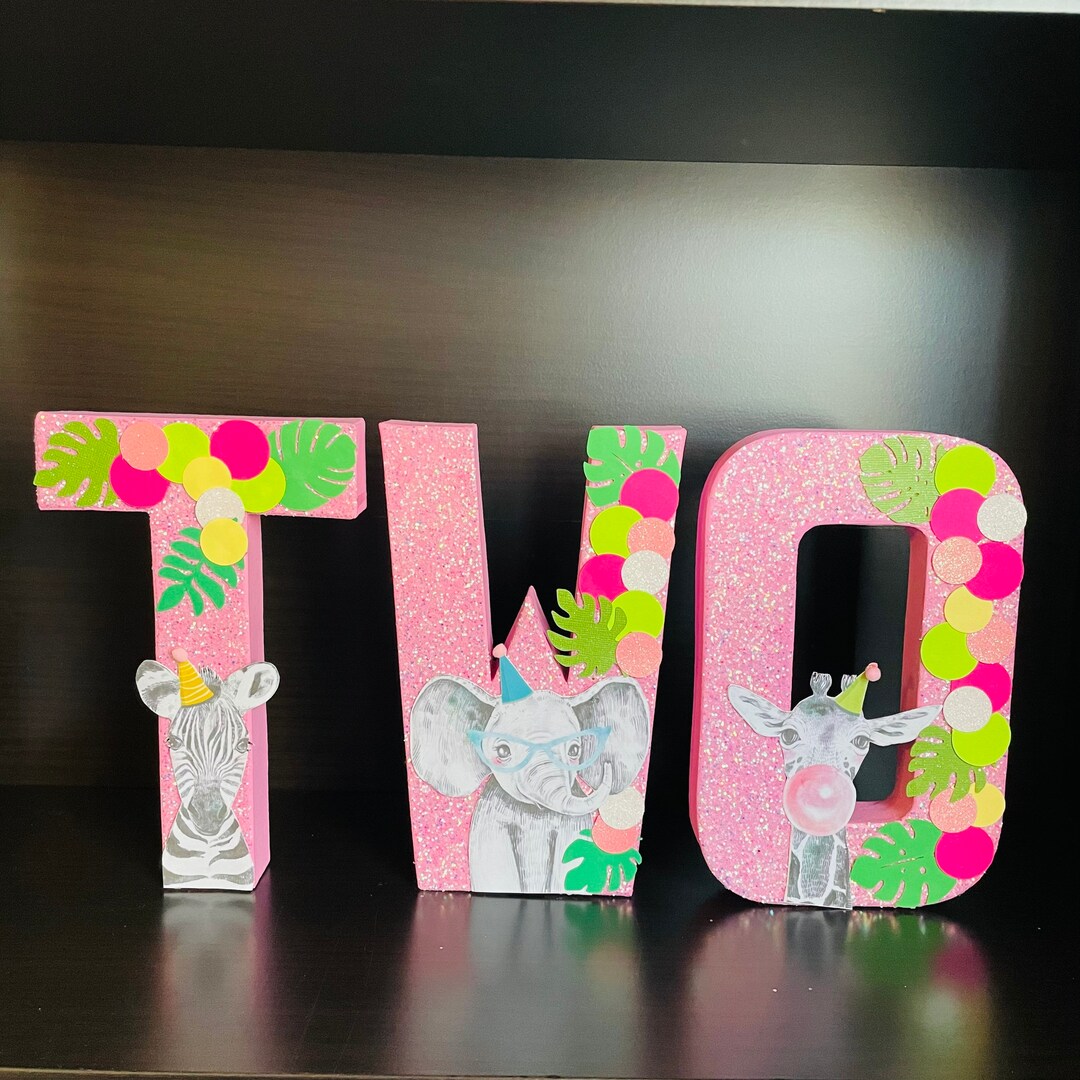 Two Wild Number, Number Two, 2nd Birthday, Birthday Number, Party ...