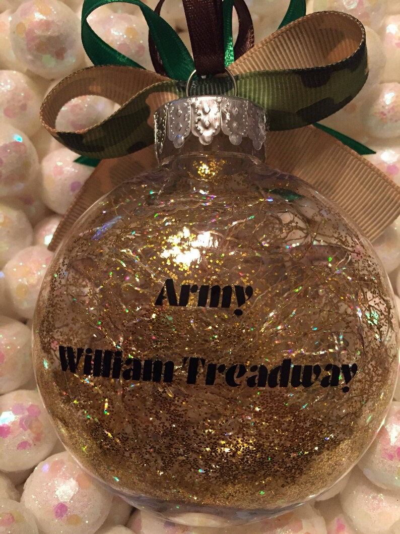 Army Ornament Service Member Ornament US Military Ornament - Etsy