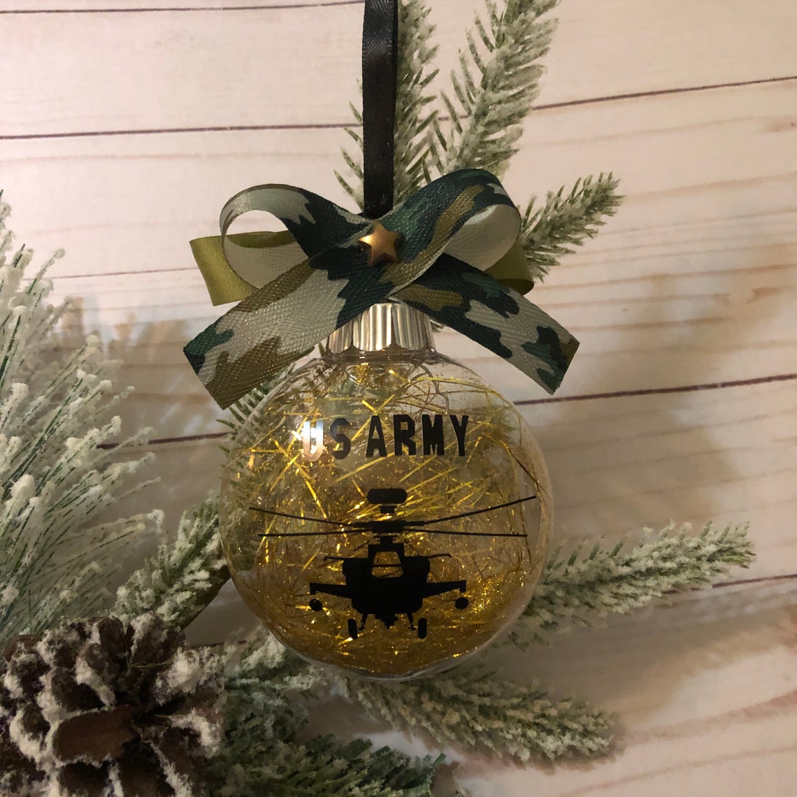Army Ornament Service Member Ornament US Military Ornament - Etsy