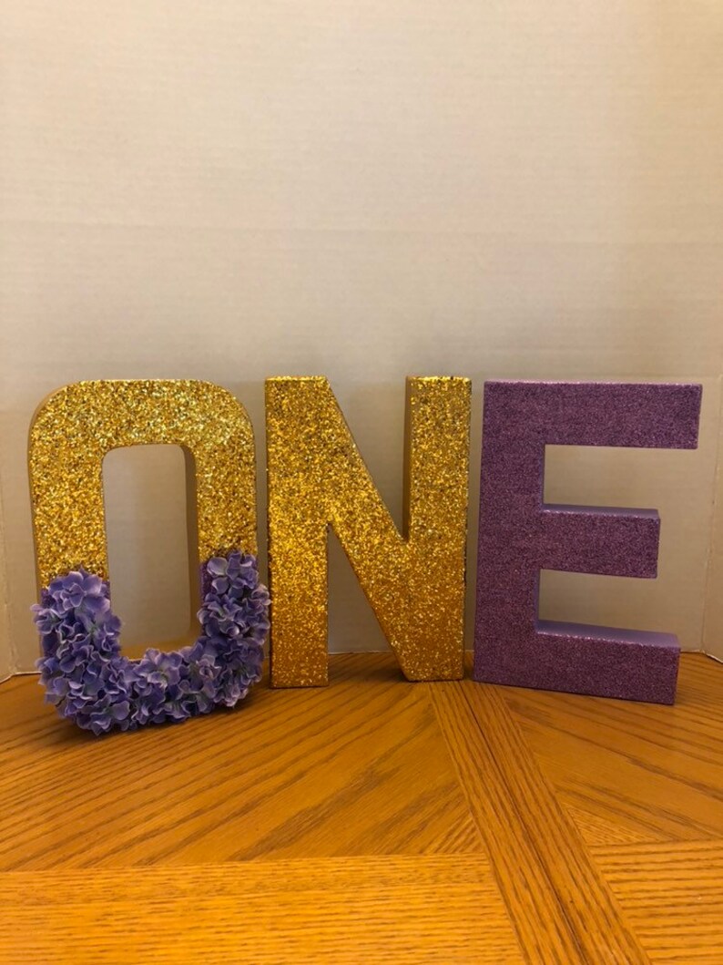 Number One First Birthday Baby Number One Pink & Gold | Etsy