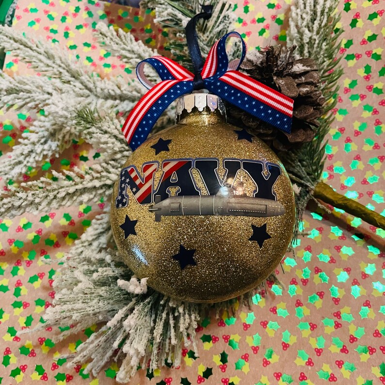 Navy Ornament, Service Member Ornament, Military Ornament, Service ...