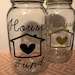 House Fund Jar, Memory Jar, Money Jar, Treasure Jar, Home Savings Jar ...