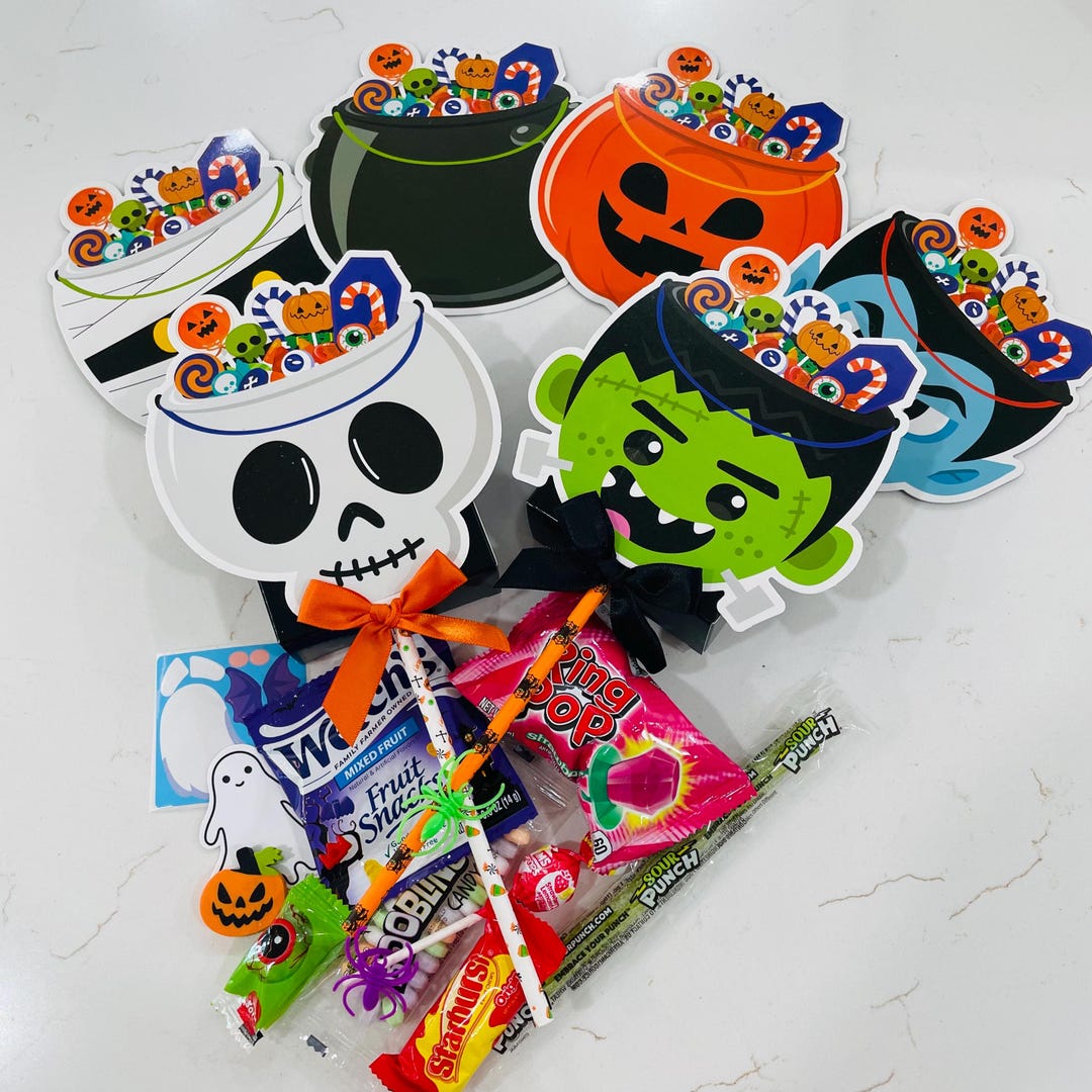 Halloween Candy Box, Halloween Boo Box, Halloween Candy Treats ...