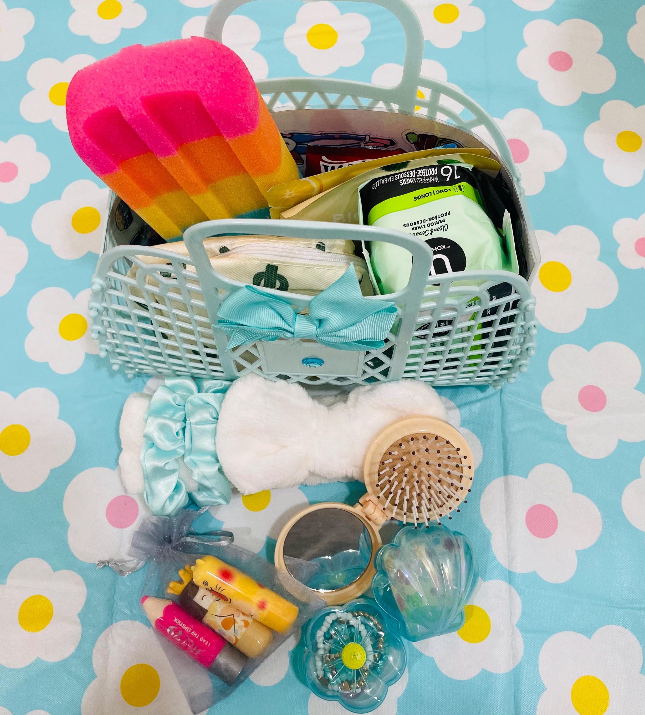 First Period Gift Basket, First Flo Care Package, Period Care Basket ...