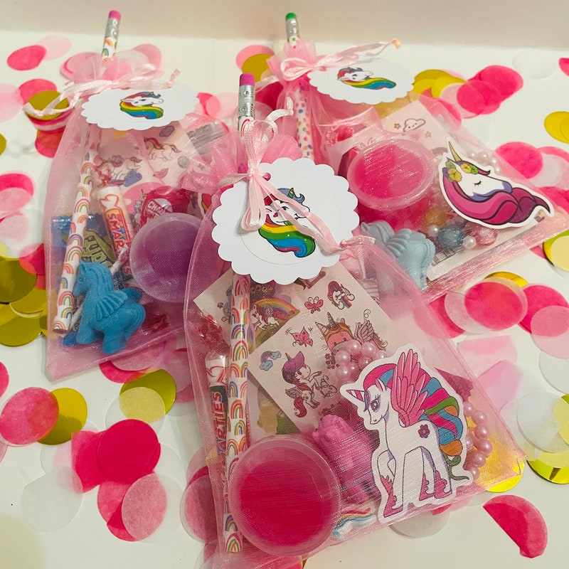 Unicorn Party Filled Bags - Etsy