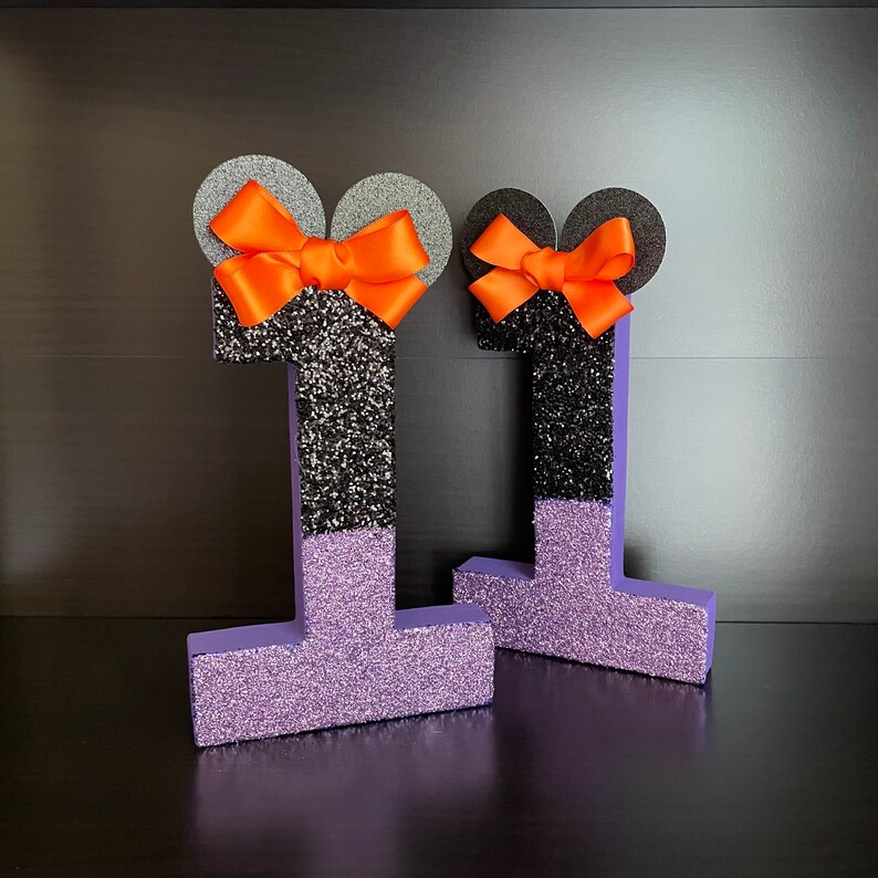 Glitter Birthday Number Centerpiece: 8-inch Character Prop - Etsy
