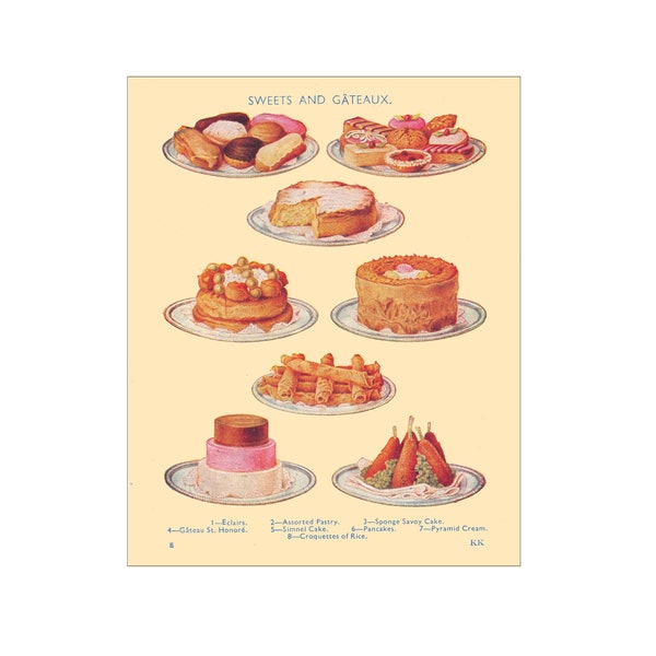 Cookbook Art Print - Etsy