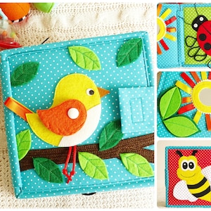 Bird Quiet Book: Felt Montessori Sensory Toy for Toddlers - Etsy