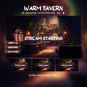 Premium Animated Twitch for Twitch Streamers RPG Fantasy Stream ...