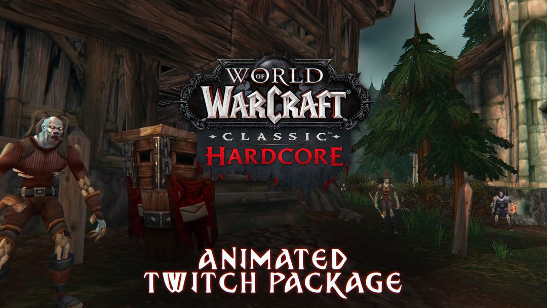 Wow Classic Hardcore | Twitch Pack | Scenes for Streamers | Horde Side ...