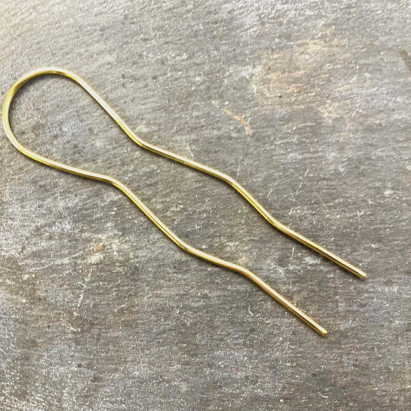 Brass Hair Pin - Etsy UK
