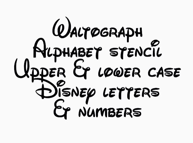 Waltograph Schriftart