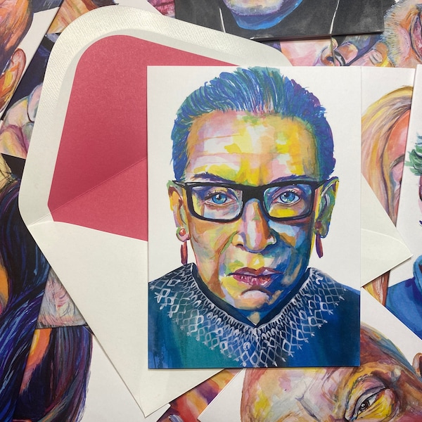Rbg Greeting Cards - Etsy