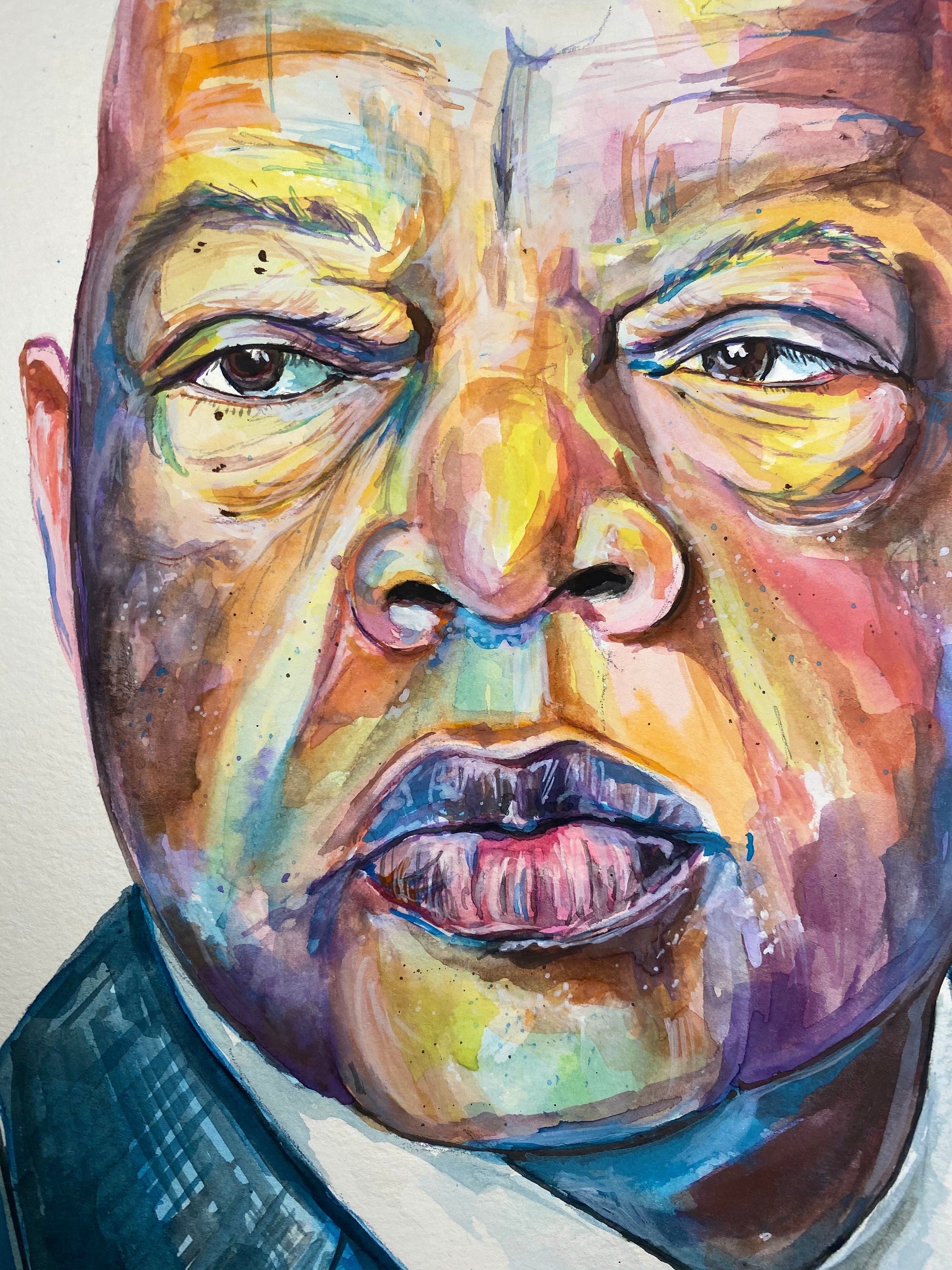 John Lewis Watercolor Print - Etsy