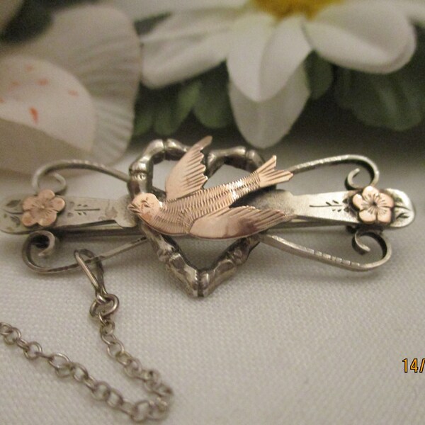 Sweetheart Brooch - Etsy UK