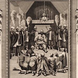 1778 King of the Congo Print Original Copper Engraving Laid Paper ...