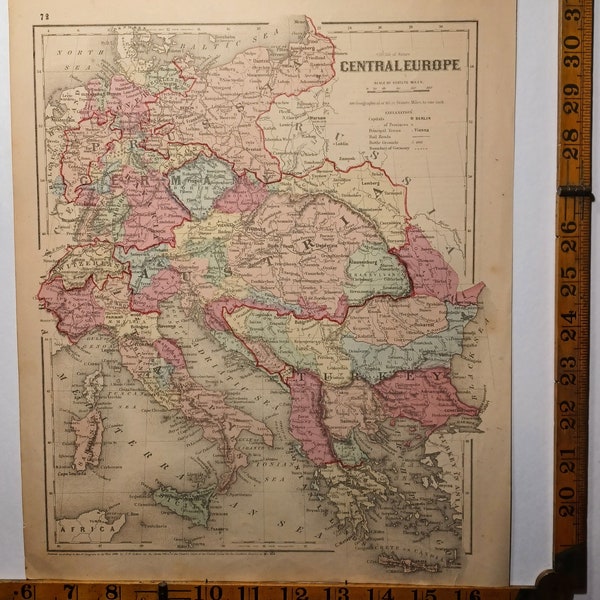 Map of Eastern Europe - Etsy
