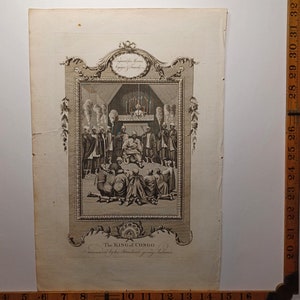 1778 King of the Congo Print Original Copper Engraving Laid Paper ...