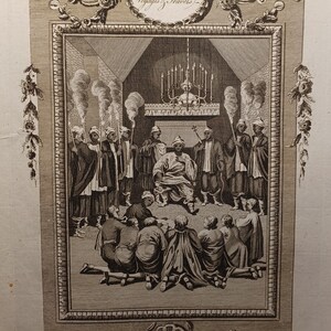 1778 King of the Congo Print Original Copper Engraving Laid Paper ...