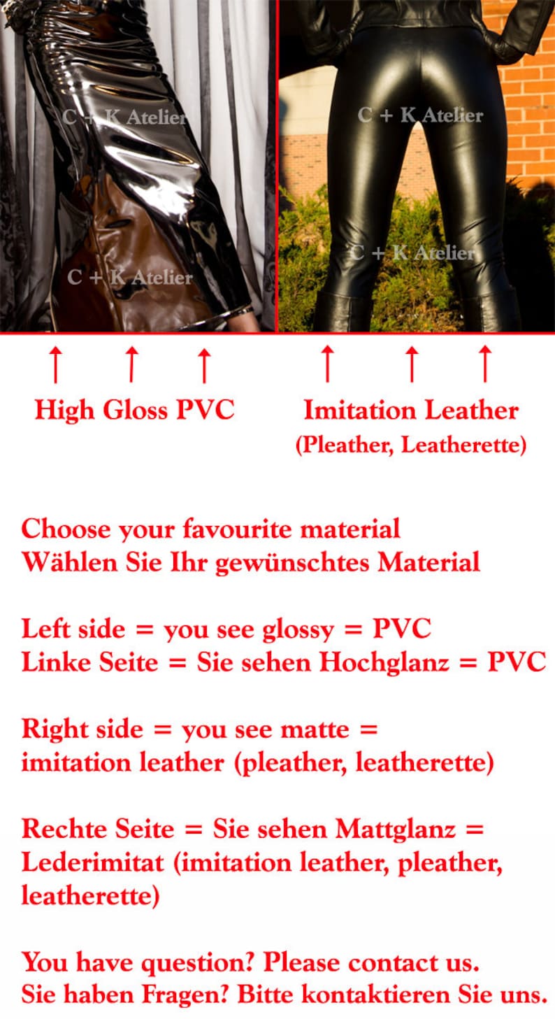 C K Ledertop, Lacktop, mit Stehkragen, rückwärtigem Metalzipper ...