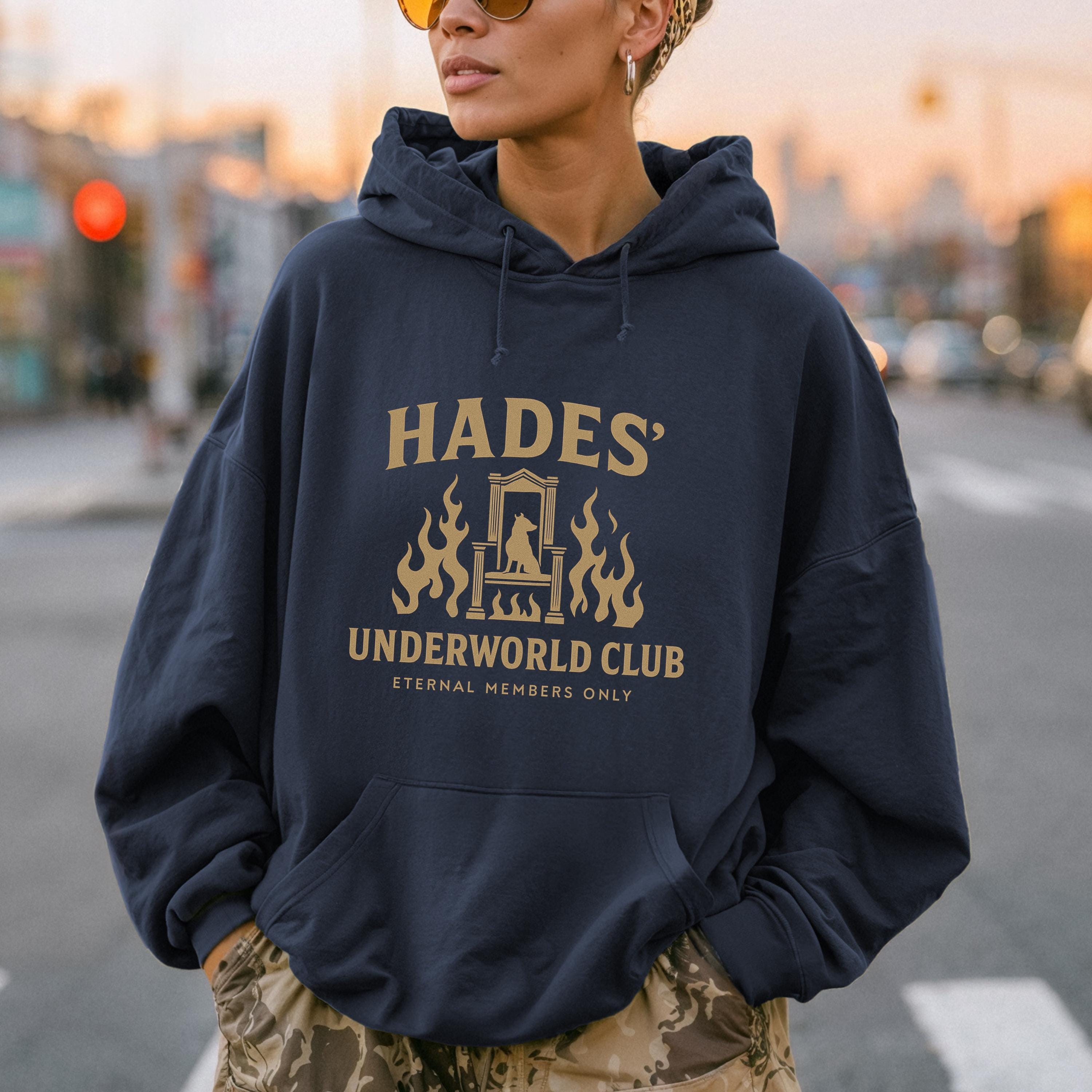 Hades Underworld Club Hoodie: Greek Mythology Sweatshirt - Etsy