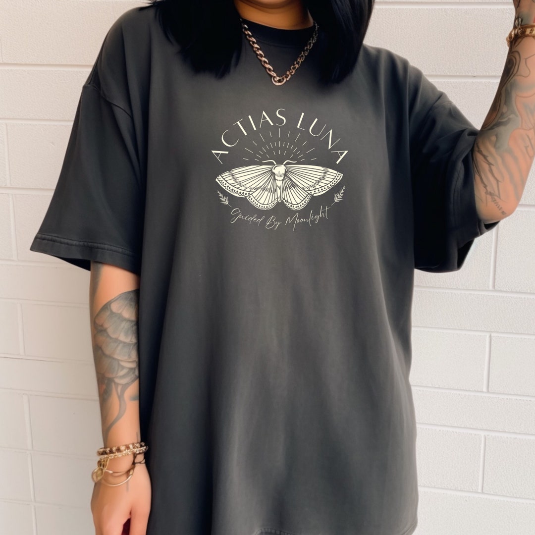 Luna Moth Shirt Magical Moon Shirt Cottagecore Clothing Witchy Tops ...