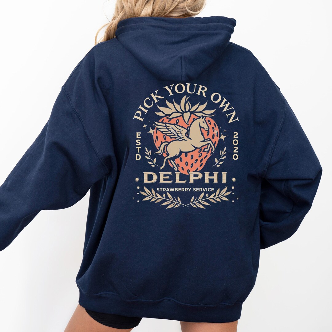 Percy Jackson Hoodie Camp Half Blood Bookish Pullover Delphi Strawberry ...