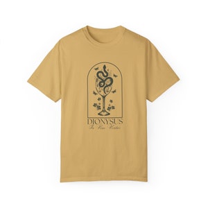 Dionysus Comfort Colors Shirt Mythology Shirt Poet Tee Dark Academia ...