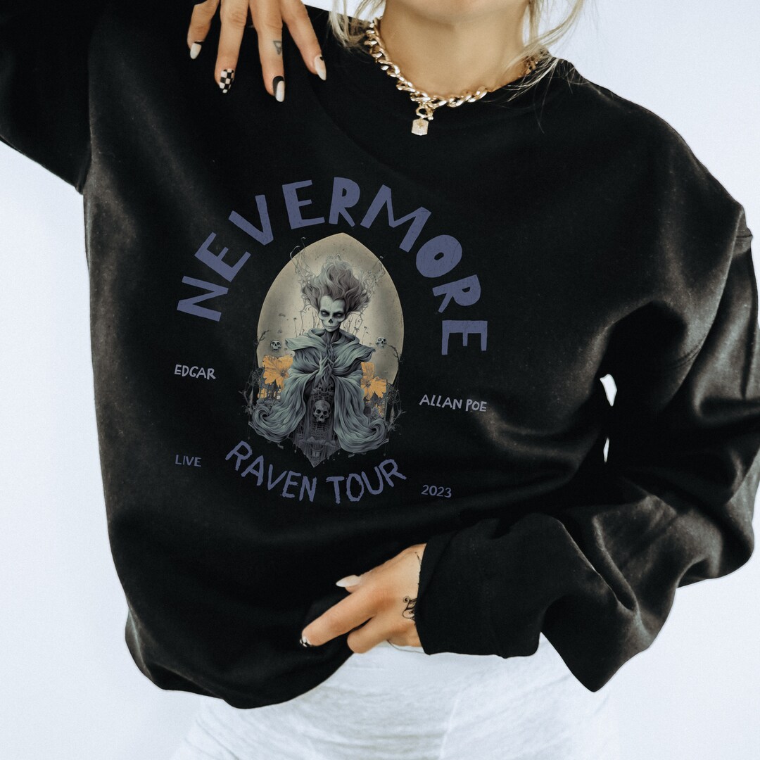 Edgar Allan Poe Shirt Nevermore Classic Literature Macabre Book Nerd ...