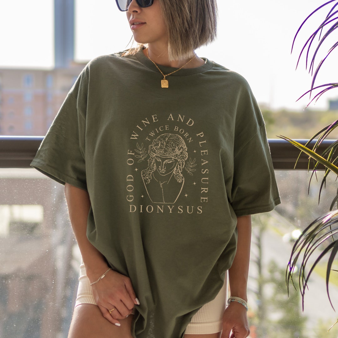 Dionysus Shirt Mythology Shirt Poet Shirt Dark Academia Clothing Greek ...