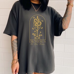 Dionysus Comfort Colors Shirt Mythology Shirt Poet Tee Dark Academia ...