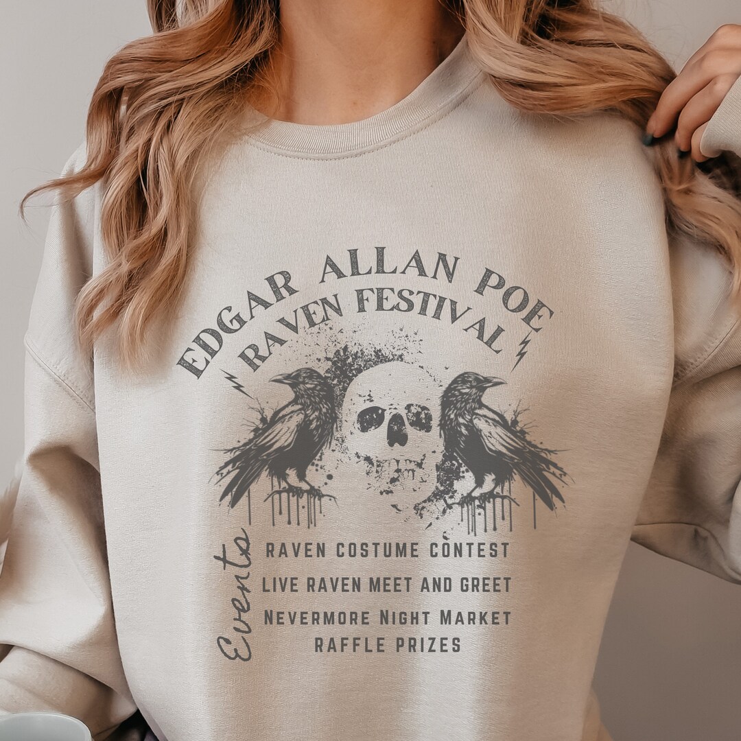 Edgar Allan Poe Poet Shirt Raven Shirt Edgar Allen Poe Dark Academia ...