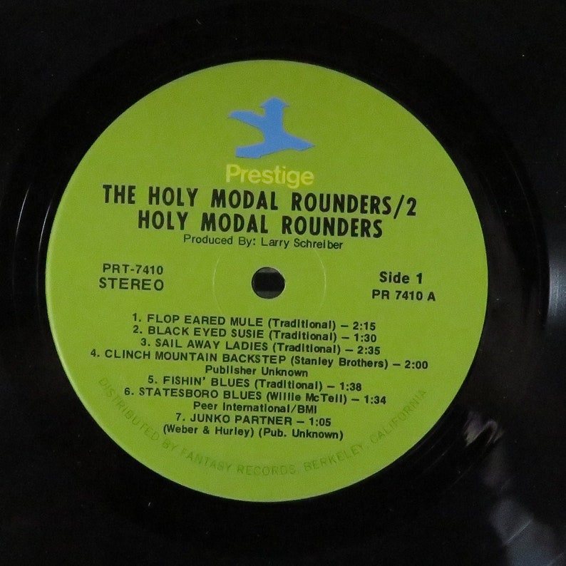 The Holy Modal Rounders 2 Reissue Prestige fantasy Records - Etsy