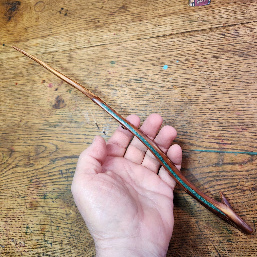 Cedar Wand8 With Inlay - Etsy