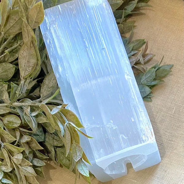 Selenite Lamp - Etsy