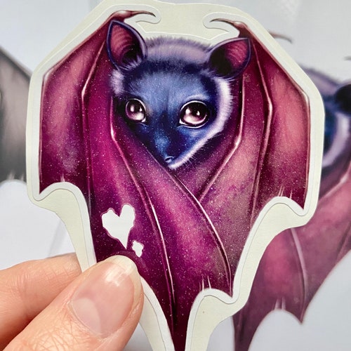 Little Bat Vinyl Sticker - Etsy