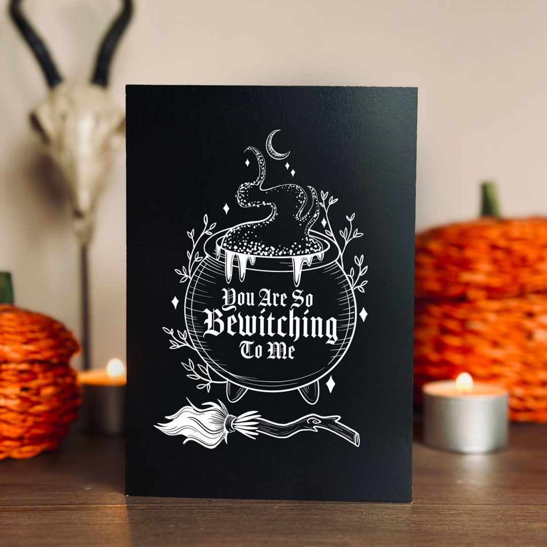 Bewitching Cauldron Card | Gothic | Witch | Couples Anniversary ...