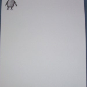 Penguin Letter Stationery Sheets / Penguin Writing Paper / Art - Etsy
