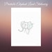 Printable / Digital Elephant Lined Stationery Letter Sheets / Elephant ...