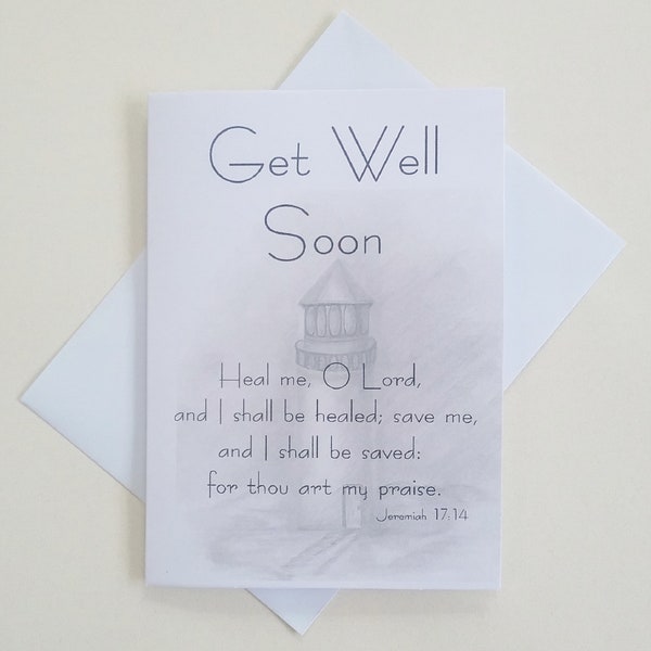 Christian Get Well Cards - Etsy