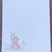 Teddy Bear Lined Stationery Letter Sheets / Teddy Bear Writing - Etsy