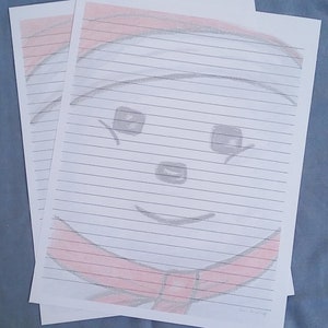 Christmas Snowman Stationery Letter Sheets / Christmas Writing Paper ...