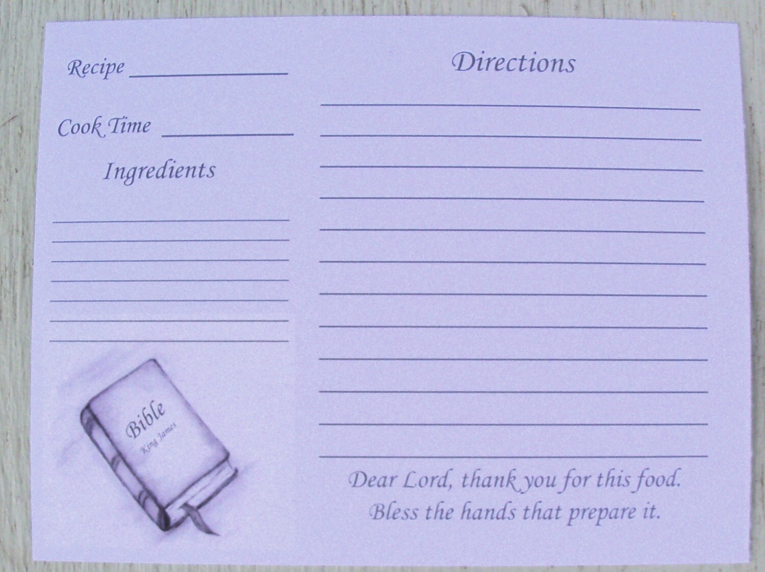 Christian Baking Recipe Cards: Hand-drawn Art, Set of 16 - Etsy