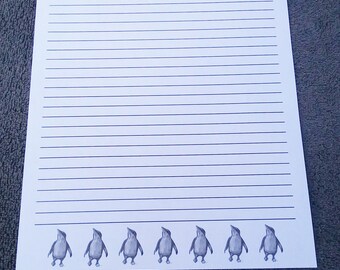 Cat Lined Stationery Letter Sheets / Cat Lined Writing Paper / | Etsy