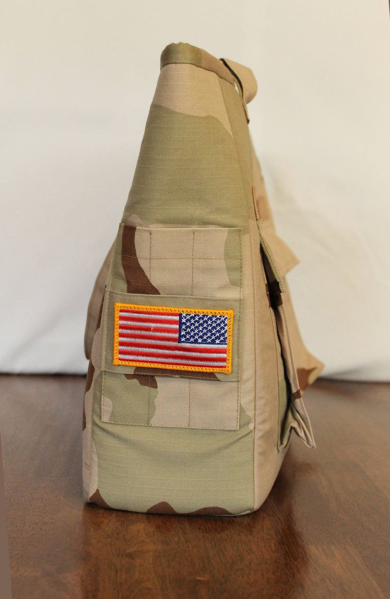 Military Tote Bag Custom Handmade from Your Uniform | Etsy