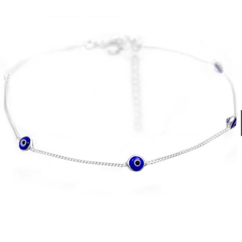 Sterling Silver Anklet - Etsy